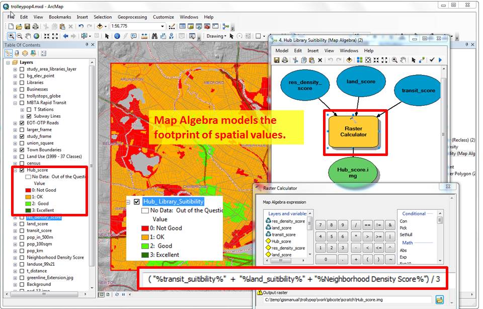 Density Model Overlay On Map